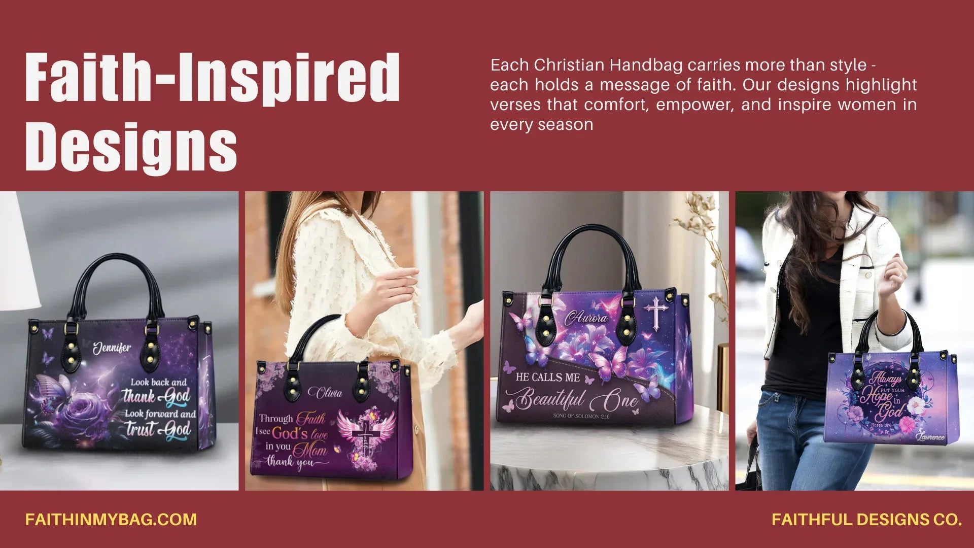 Top Bible Verses Women Love on Their Christian Handbags | Christian ...
